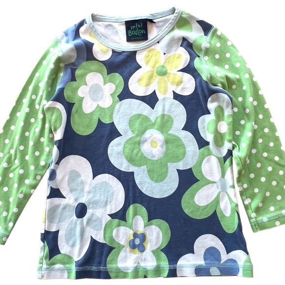 Mini Boden | Shirts & Tops | Mini Boden 34 Length Sleeve Hopscotch ...